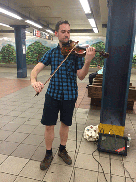 Video: Busking for Benjamins With "Gypsy Jazz" - Bedford + Bowery