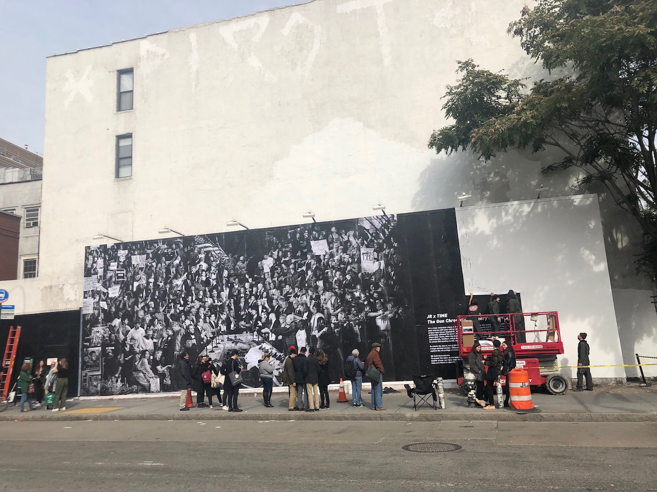 JR's New Houston Bowery Mural Takes Aim at 'Guns in America' - Bedford ...
