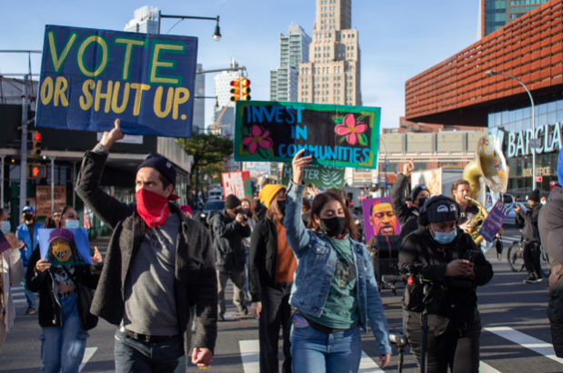 A Musical Ensemble in Brooklyn Urges Voters to the Polls - Bedford + Bowery